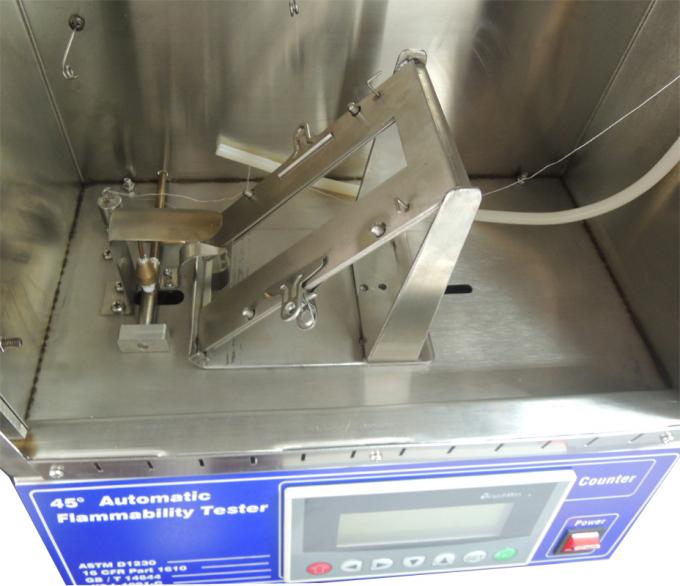 ASTM D1230 Manual Firing Device 45 Degree Flammability Tester CRF 16-1610