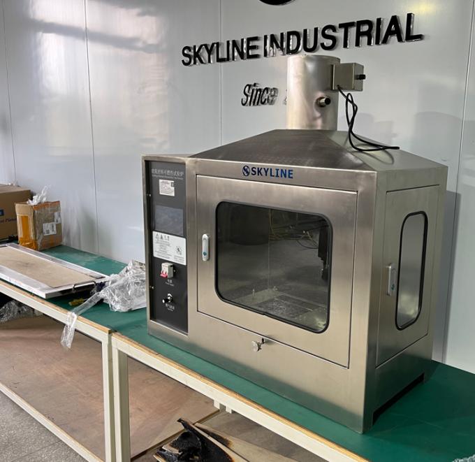 EN ISO 11925 Building Materials Ignitability Flammability Tester