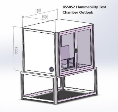 BS 5852 Flammability Tester Upholstered Furniture Testing Foam Testing