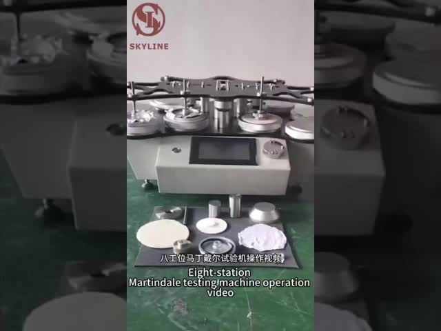 4 Test Station SATRA TM31 Martindale Abrasion Tester with 44mm Abrasion ...