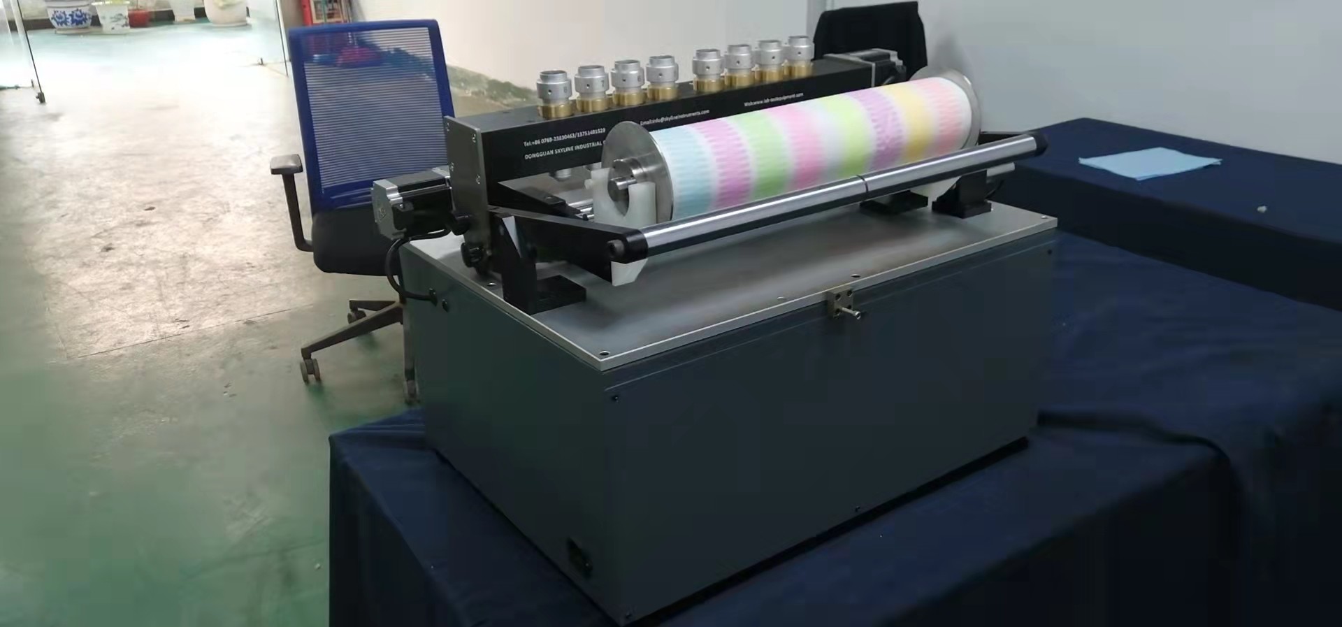 ISO 27668-1 Zig Zag Writing Test Equipment 50g Load