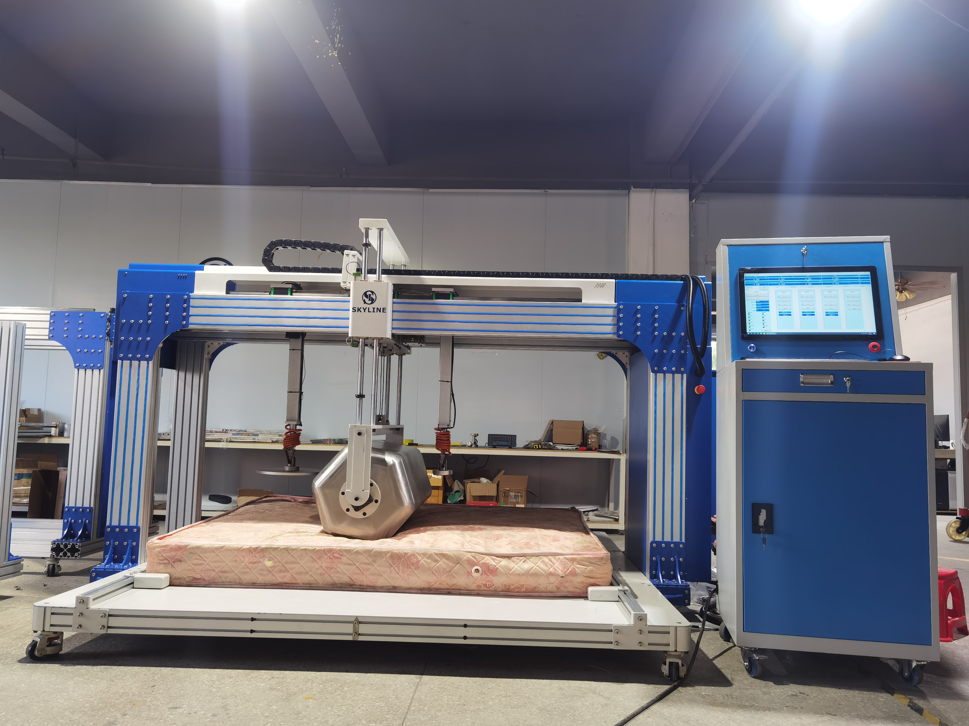 2kN Sensor*1 Mattress Integrated Testing Machine with PC and Touch ...