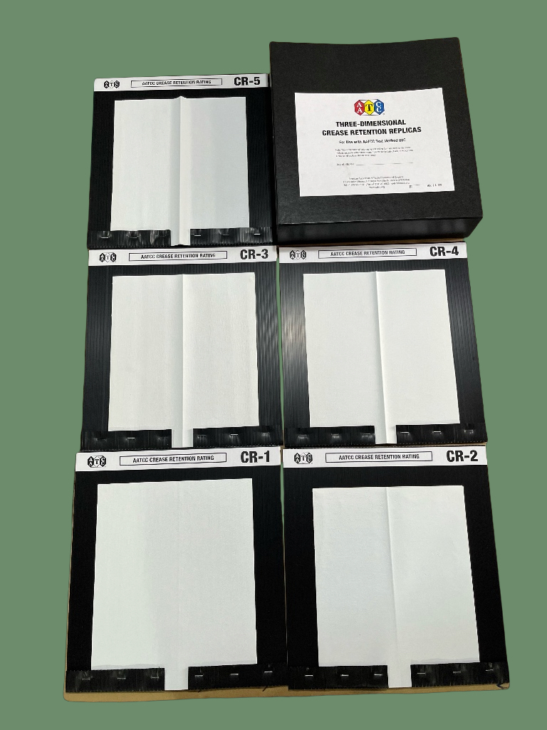 AATCC 88C Crease Retention Replicas for Fabric Testing