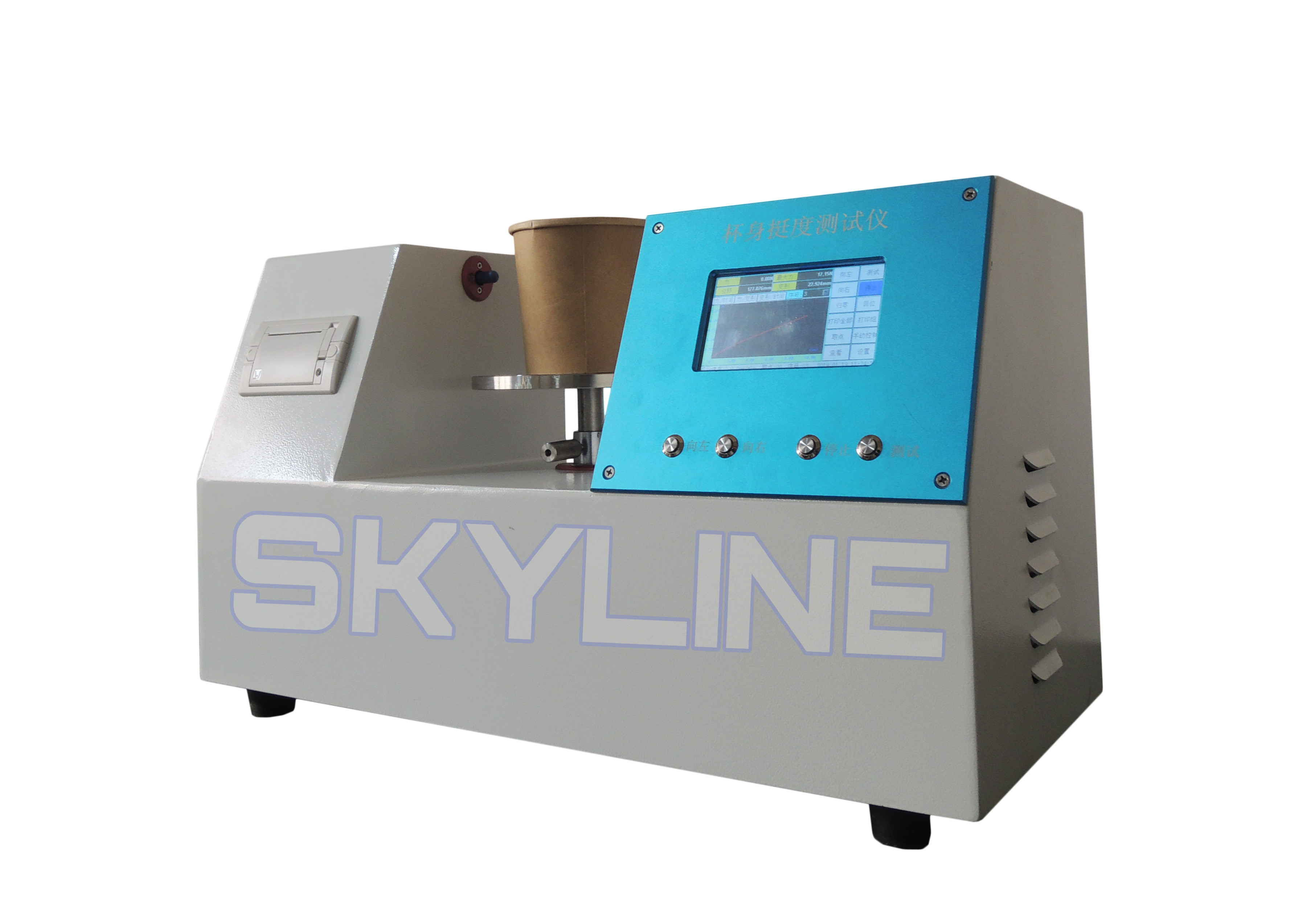 Lab Testing Equipment Cup Stiffness Tester for Various Volume Cups