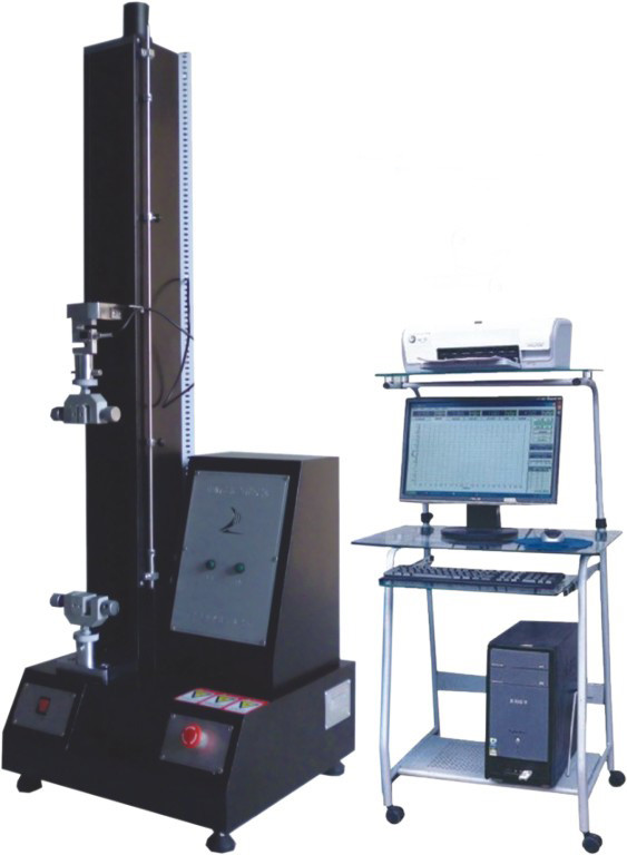 Single Column Tensile Strength Testing Machine PC Controlled For Wire ...